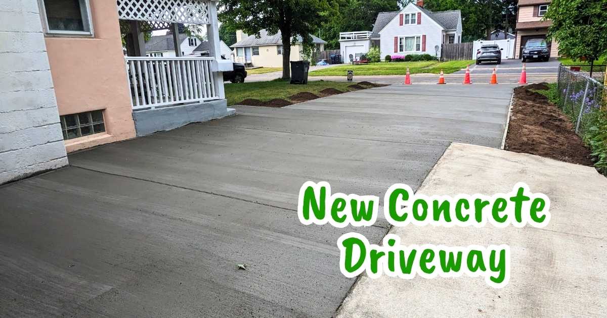 Concrete Driveway Installation Project in Rochester, New York | DC Hauling